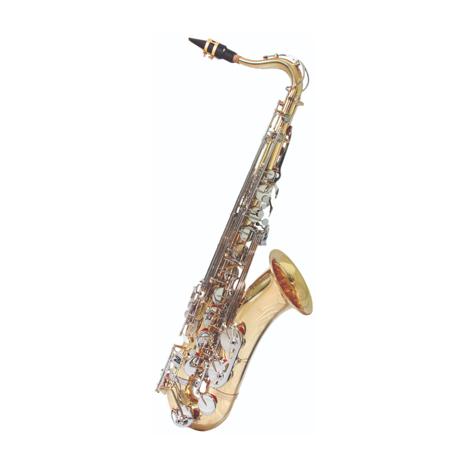 SAX TENOR HOYDEN HTS-25LN LAQUEADO COM CHAVES NIQUELADA